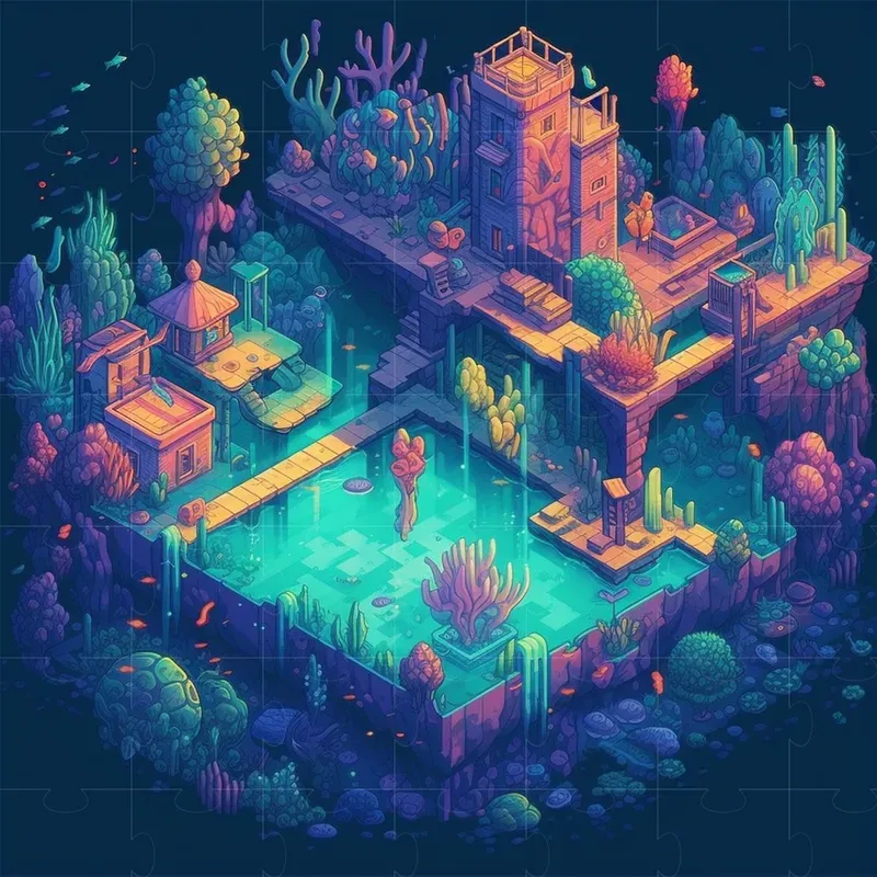 Isometric Game Designs Midjourney Prompt | PromptBase