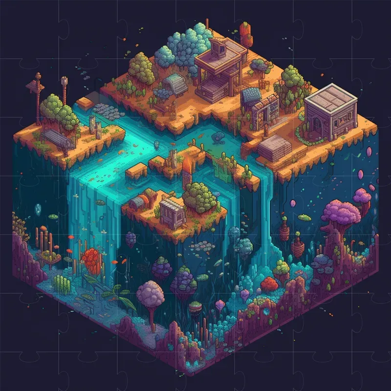 Isometric Game Designs Midjourney Prompt | PromptBase