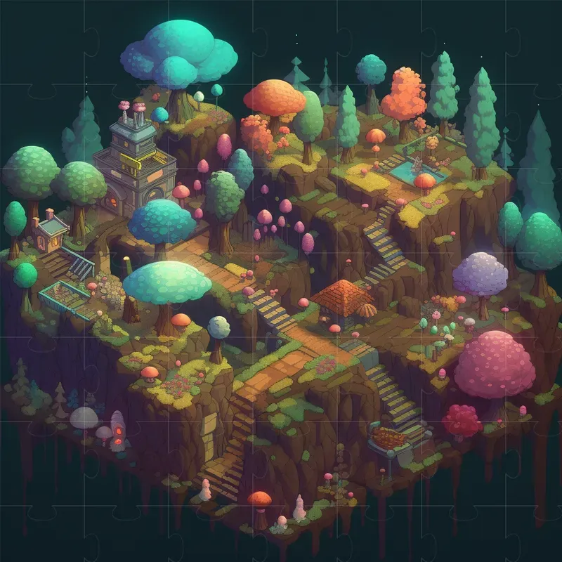 Isometric Game Designs Midjourney Prompt | PromptBase