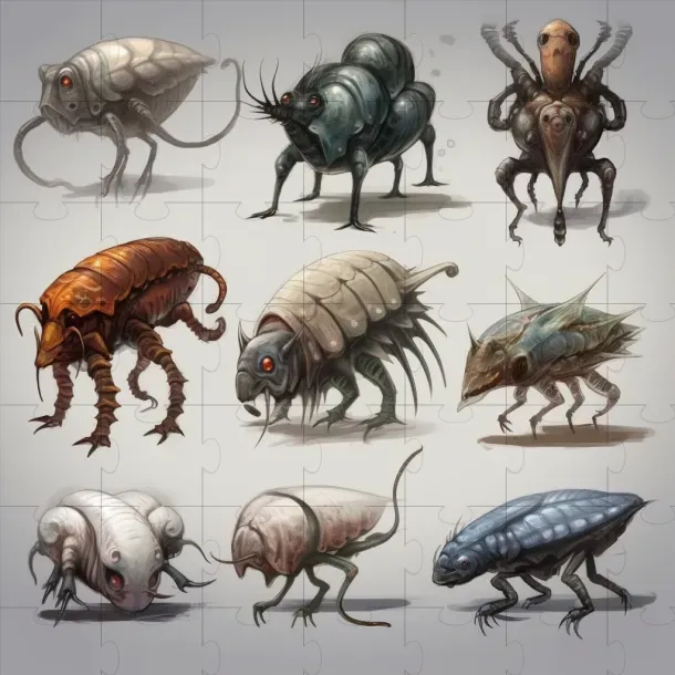 Collections Of 3D Creatures For Games Midjourney Prompt | PromptBase