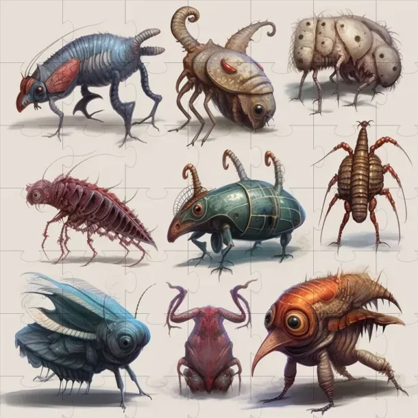Collections Of 3D Creatures For Games Midjourney Prompt | PromptBase
