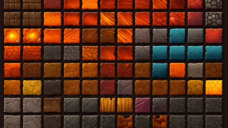 Tile Sets For 2D Games Midjourney Prompt | PromptBase