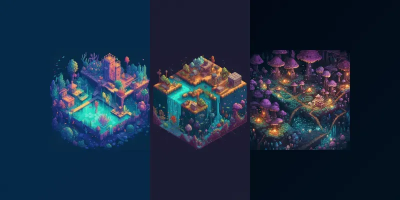 Isometric Game Designs Midjourney Prompt | PromptBase