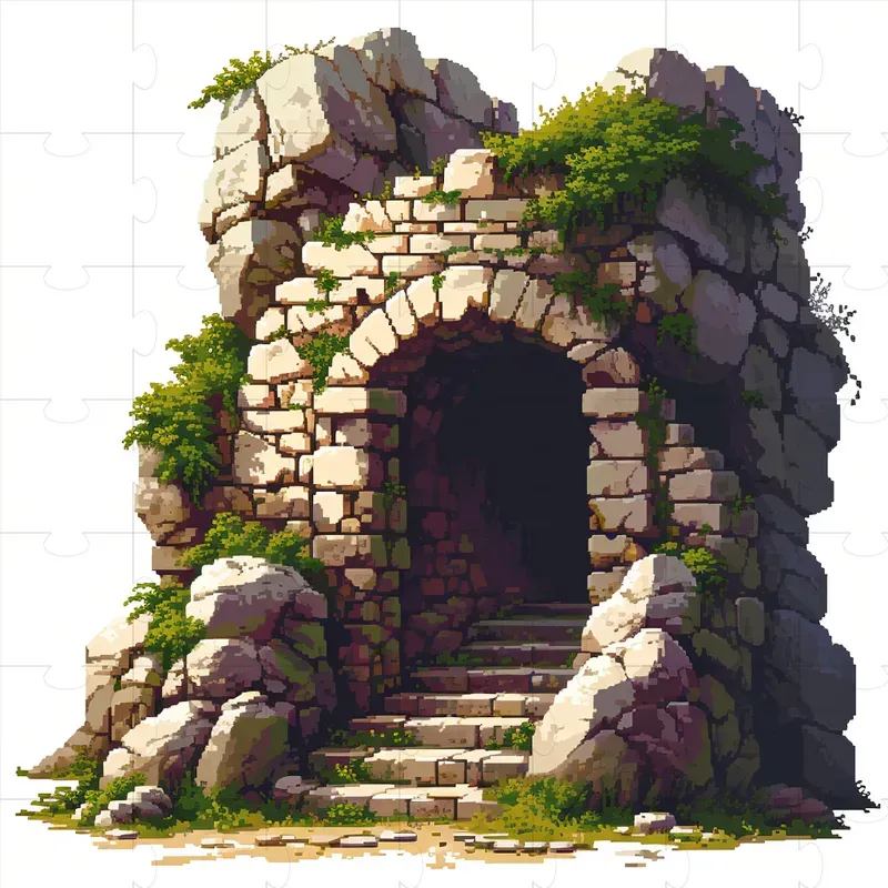 Pixel Art Structures Midjourney Prompt | PromptBase