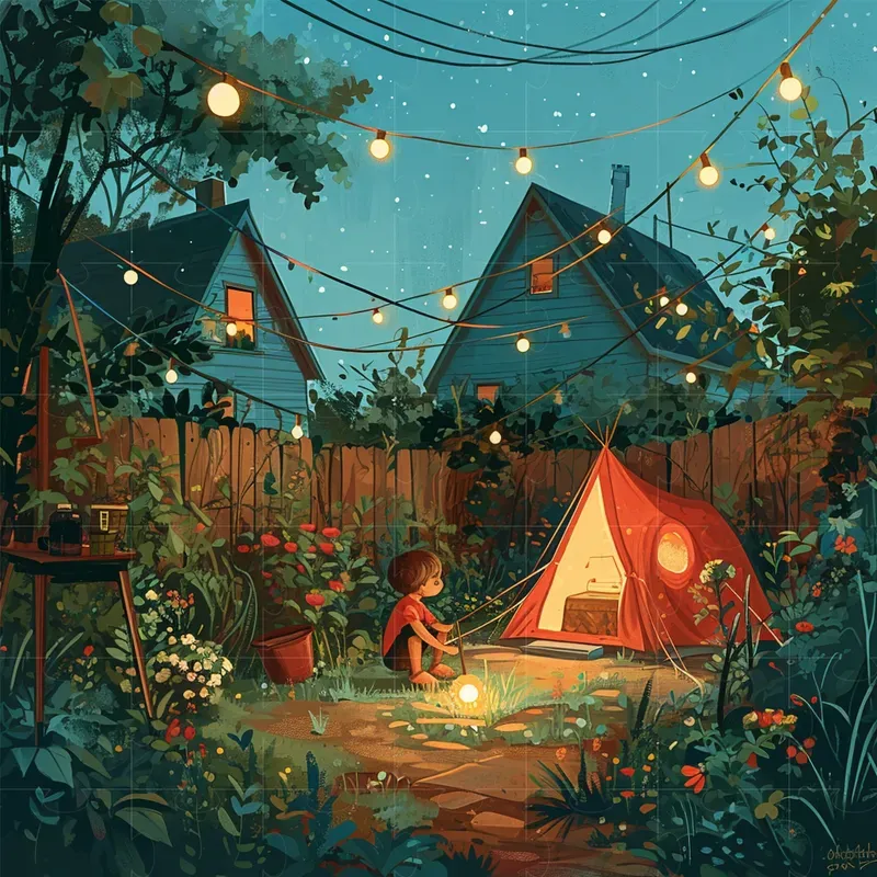 Night Time Children Book Illustrations Midjourney Prompt | PromptBase