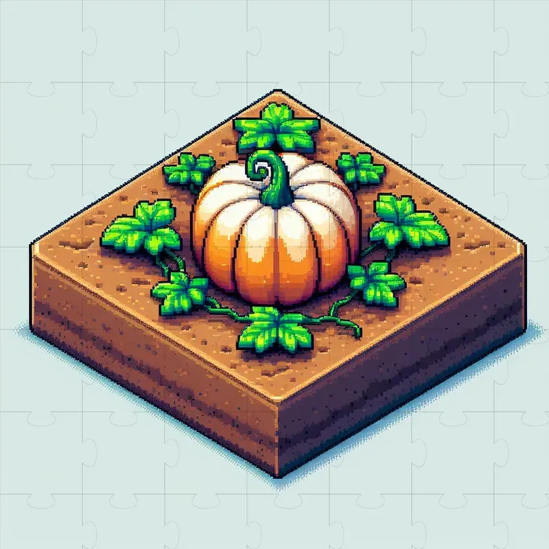 Isometric Pixel Art Farming Game Objects DALL·E Prompt | PromptBase