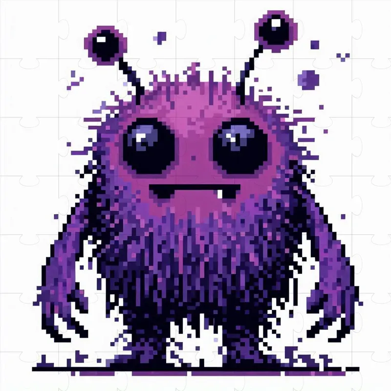 Pixel Art Quirky Monsters DALL·E Prompt | PromptBase