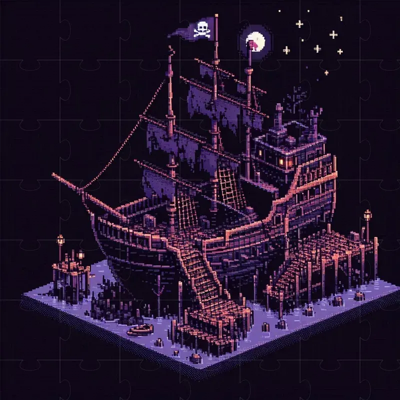 Pixel Art Isometric Halloween Buildings DALL·E Prompt | PromptBase