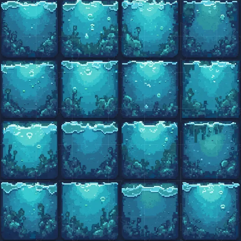 Pixel Art Game World Tile Sets FLUX Prompt | PromptBase