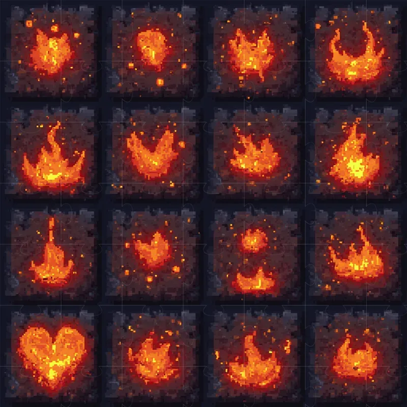 Pixel Art Game World Tile Sets FLUX Prompt | PromptBase