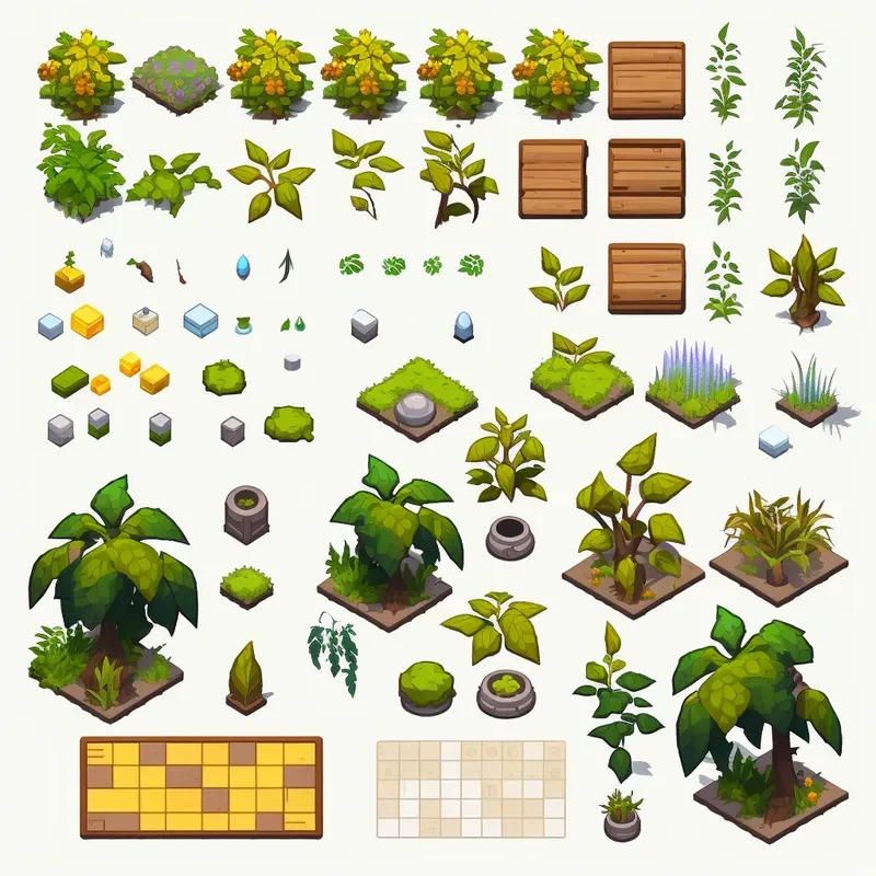 2D Game Assets Sprite Sheets Midjourney Prompt | PromptBase