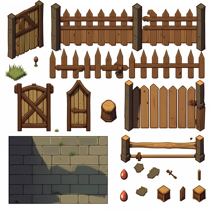 2D Game Assets Sprite Sheets Midjourney Prompt | PromptBase