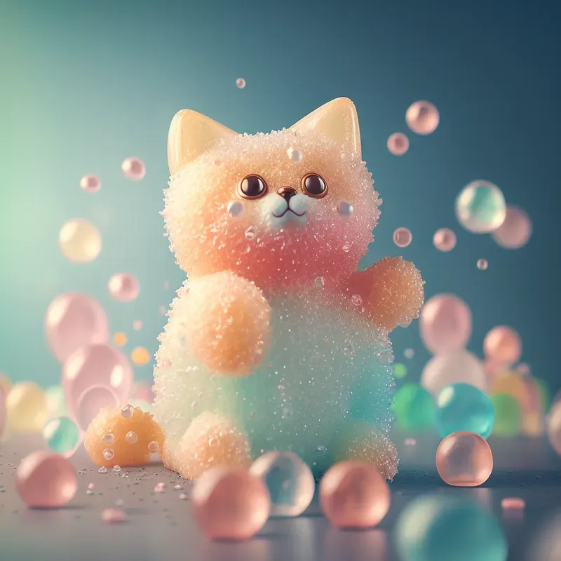 Pastel Candy Animals For Kids Midjourney Prompt | PromptBase