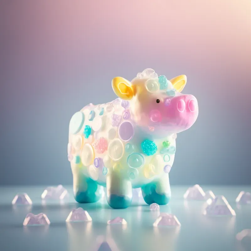 Pastel Candy Animals For Kids Midjourney Prompt | PromptBase