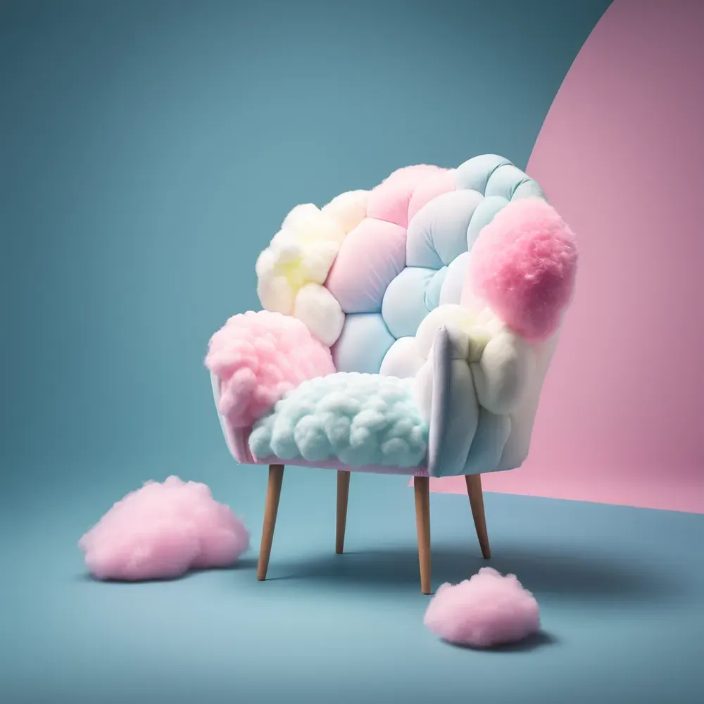 Cotton Candy Furniture And Interiors Midjourney Prompt | PromptBase