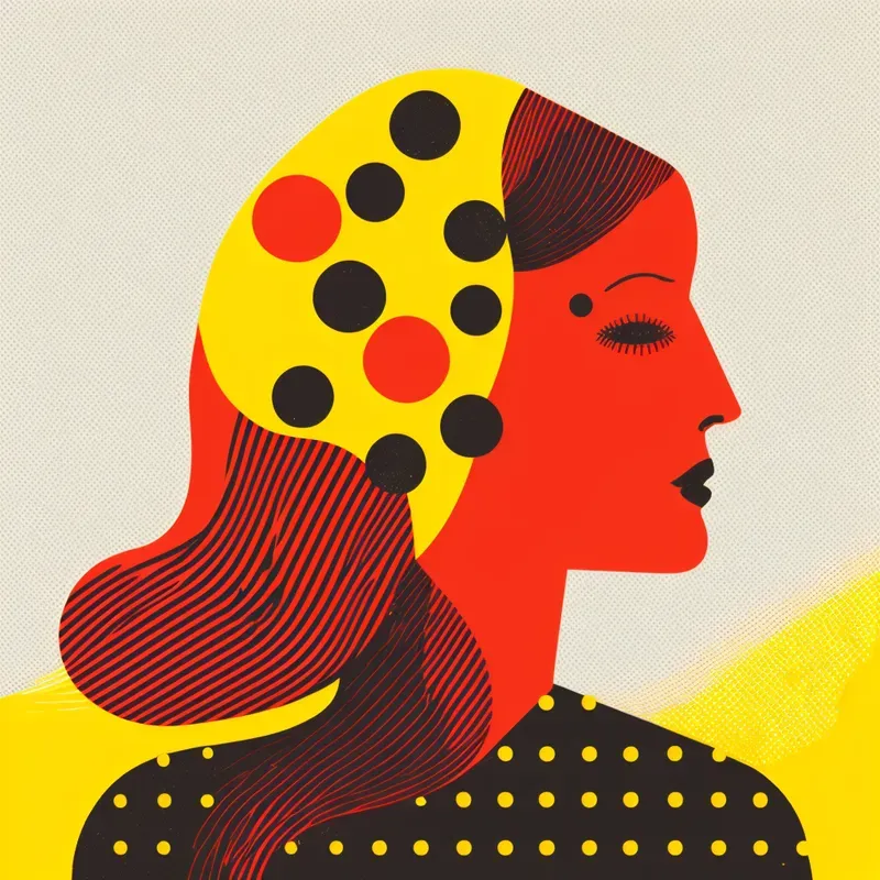 Three Tone Abstract Posters Midjourney Prompt | PromptBase