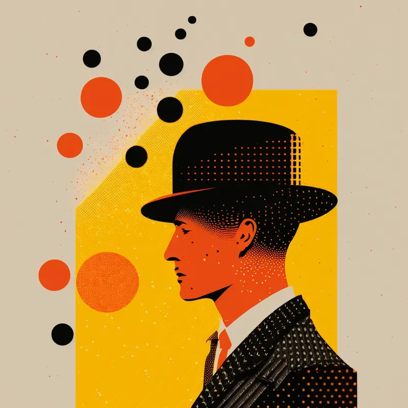 Three Tone Abstract Posters Midjourney Prompt | PromptBase