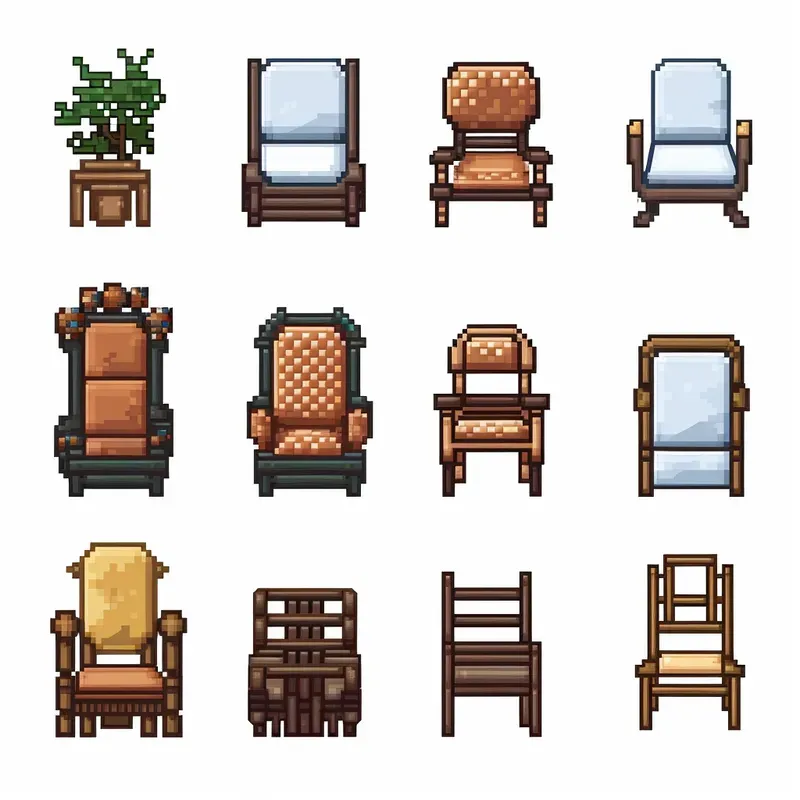 2D Pixel Art Game Assets Sprite Sheets Midjourney Prompt | PromptBase