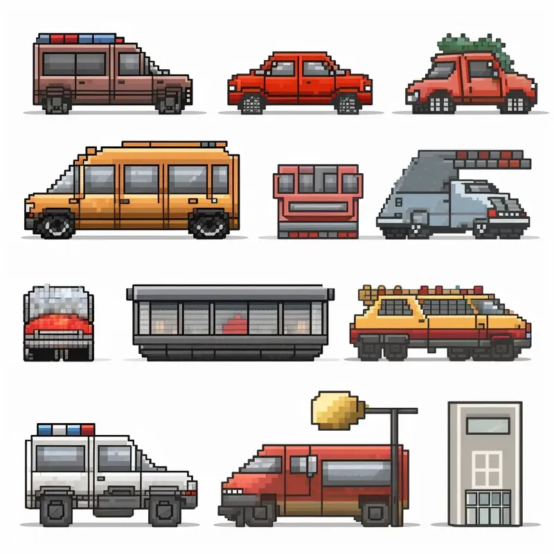 2D Pixel Art Game Assets Sprite Sheets Midjourney Prompt | PromptBase