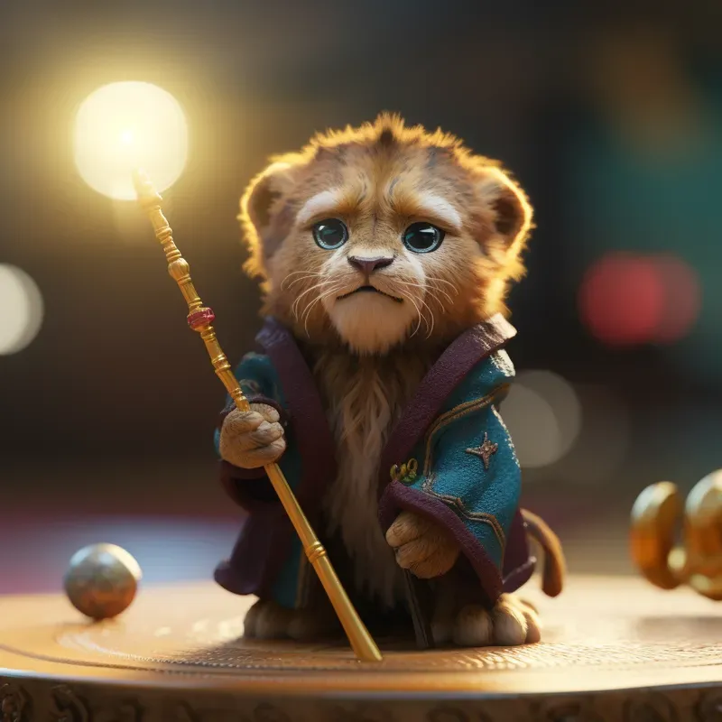 Tiny Cute Fantasy Animals RPG Characters Midjourney Prompt | PromptBase