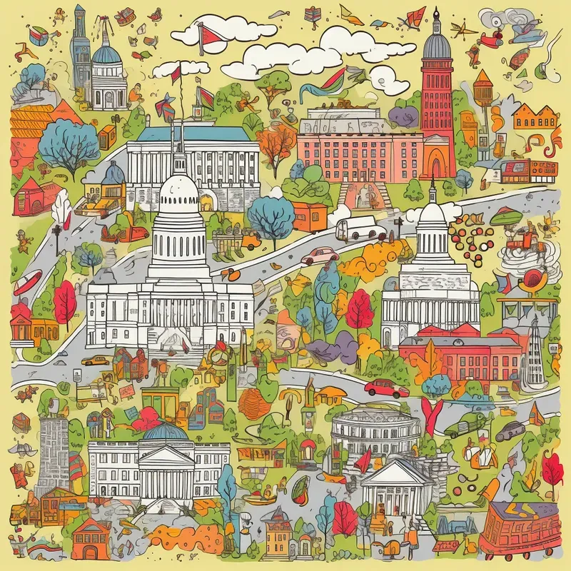 Fun Creative Travel Map Posters Midjourney Prompt | PromptBase