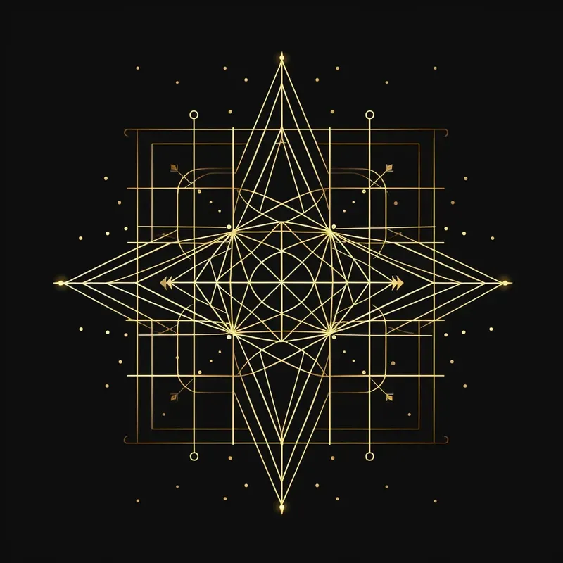 Astro Geometry Minimalist Art Midjourney Prompt | PromptBase