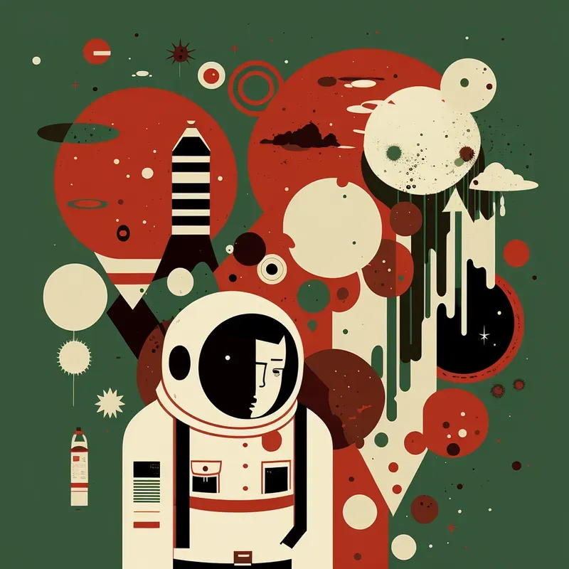 Contemporary Abstract Art Midjourney Prompt | PromptBase