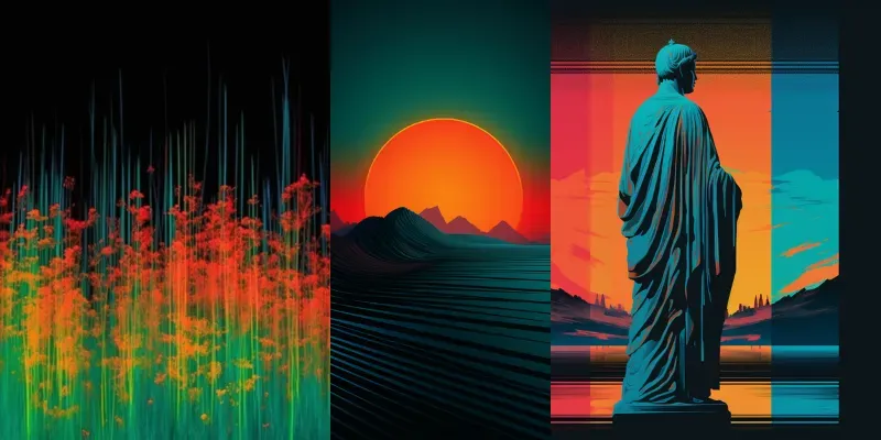 Dark Abstract Album Covers Midjourney Prompt | PromptBase