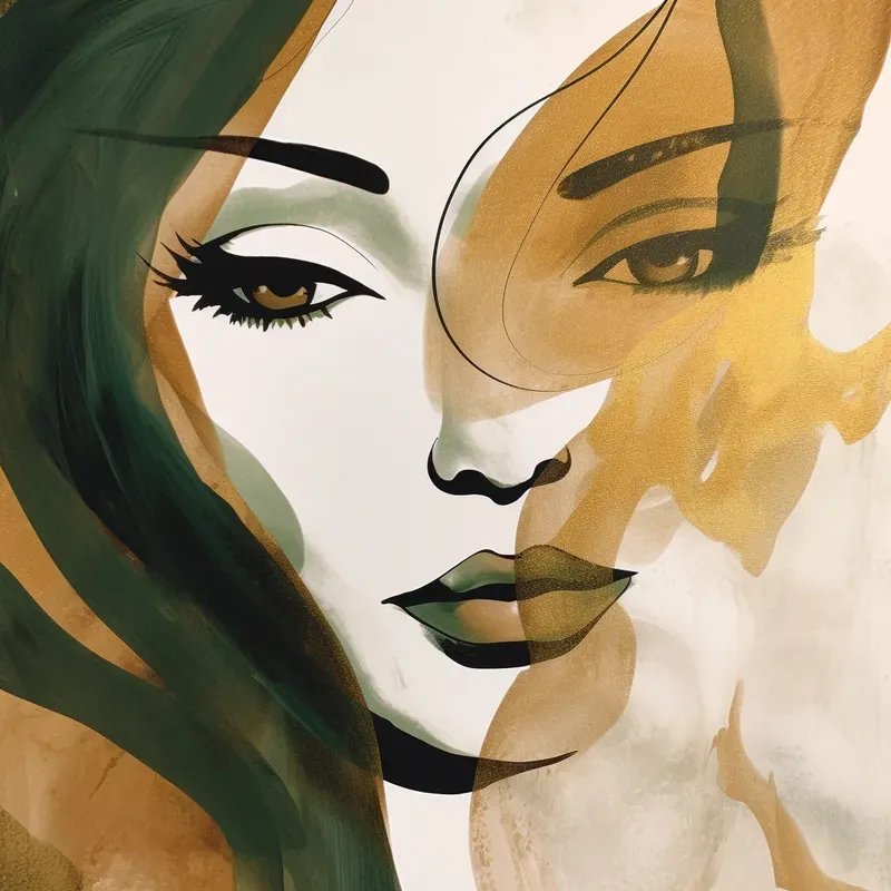 Expressive Minimalist Ink Art Midjourney Prompt | PromptBase