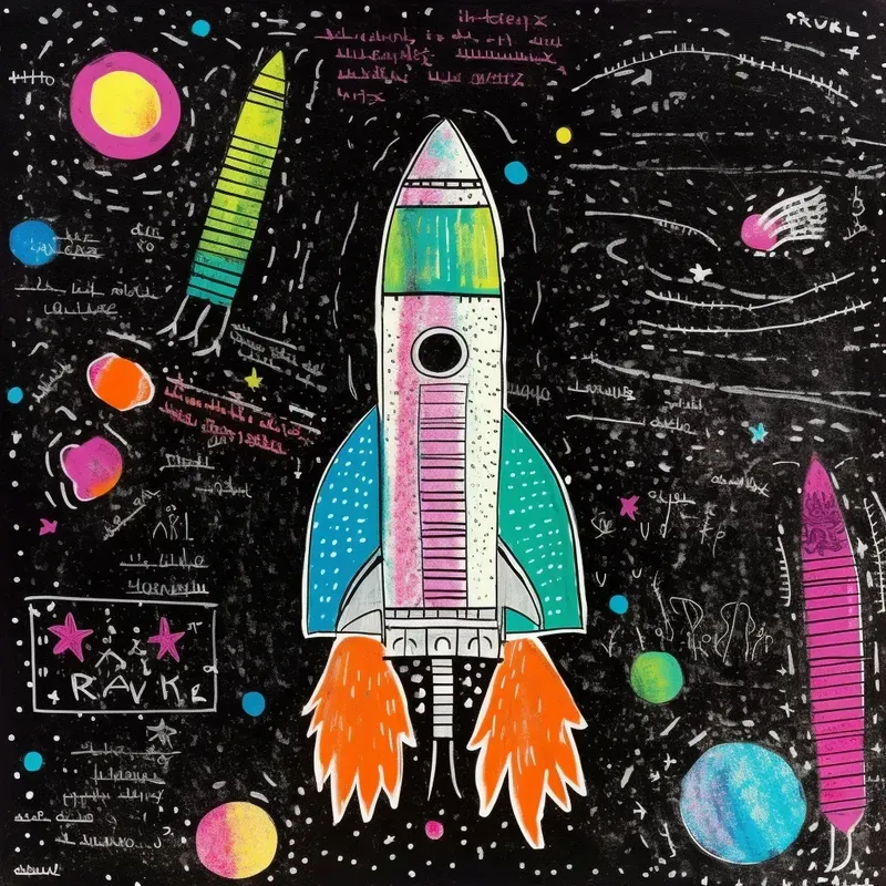 Playful Chalk Doodles For Kids Midjourney Prompt | PromptBase