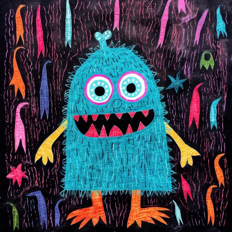 Playful Chalk Doodles For Kids Midjourney Prompt | PromptBase