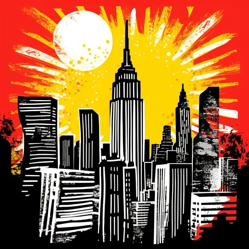 Expressive Maximalism Art Posters Midjourney Prompt | PromptBase