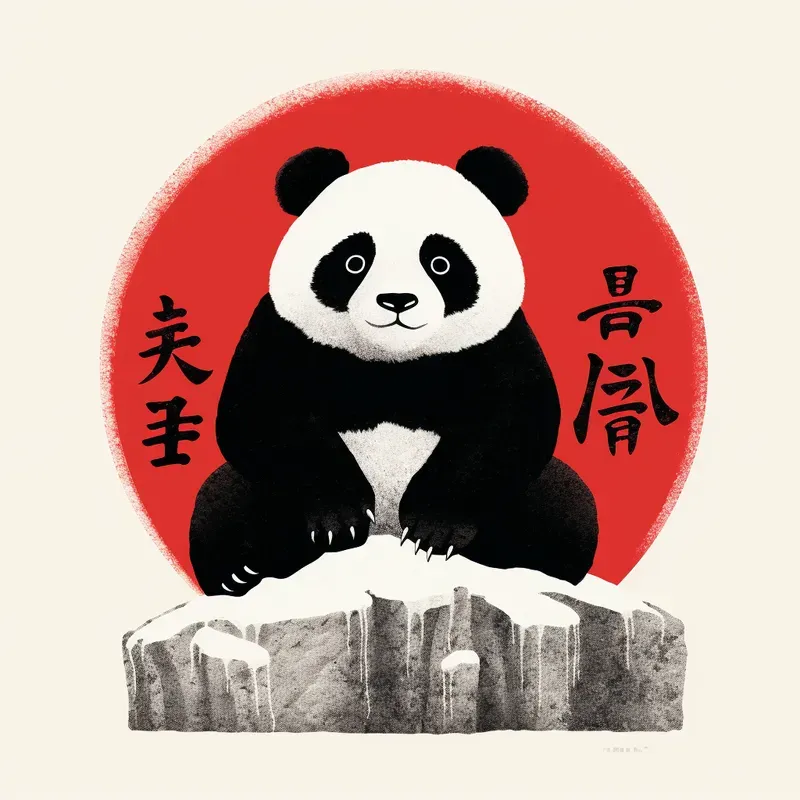 Bold Asian Graphic Design Posters Midjourney Prompt | PromptBase