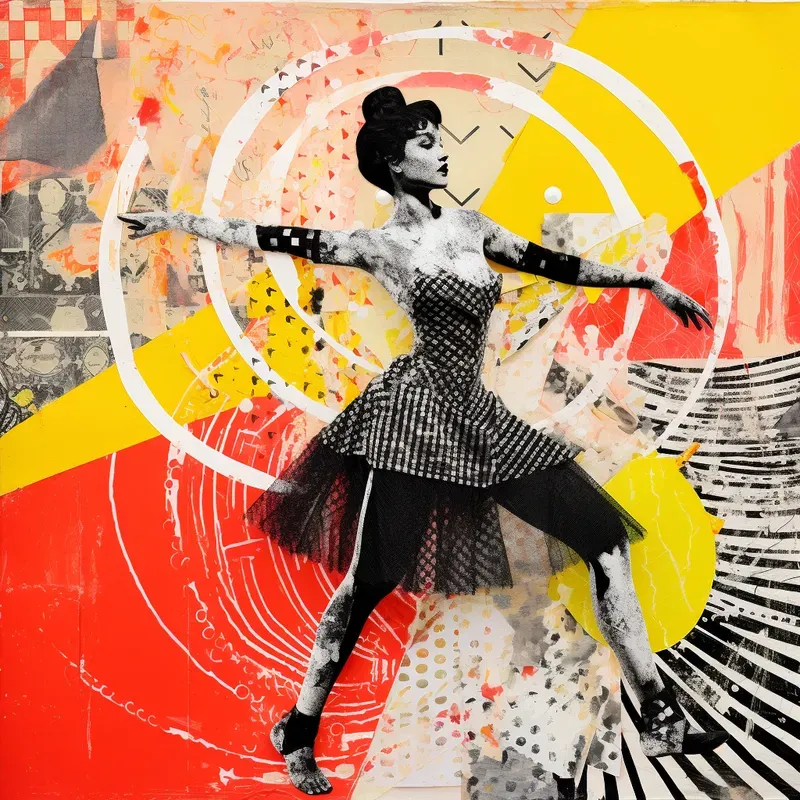 Creative Abstract Grunge Collages Midjourney Prompt | PromptBase