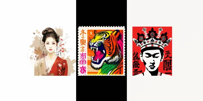 Creative Unique Asian Art Bundle | PromptBase