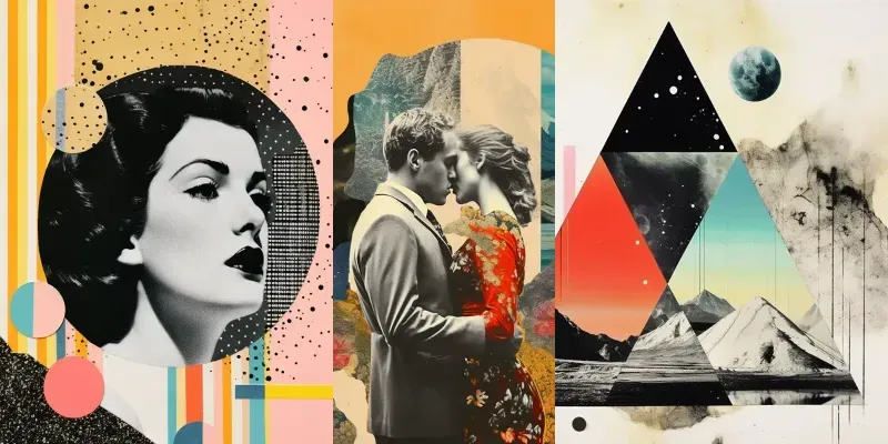 Artistic Creative Collage Art Bundle Bundle | PromptBase