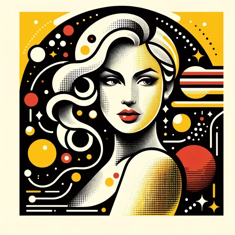Minimalist Risograph Pointillism Posters DALL·E Prompt | PromptBase