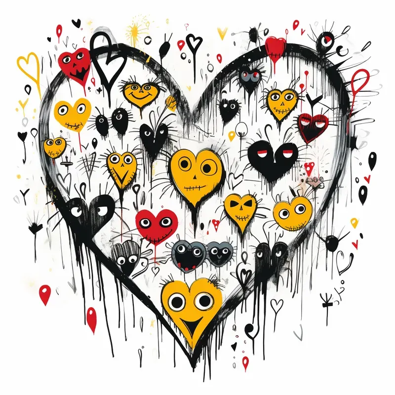 Fun Grotesque Cartoon Doodle Art Midjourney Prompt | PromptBase