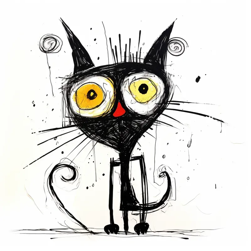 Fun Grotesque Cartoon Doodle Art Midjourney Prompt | PromptBase