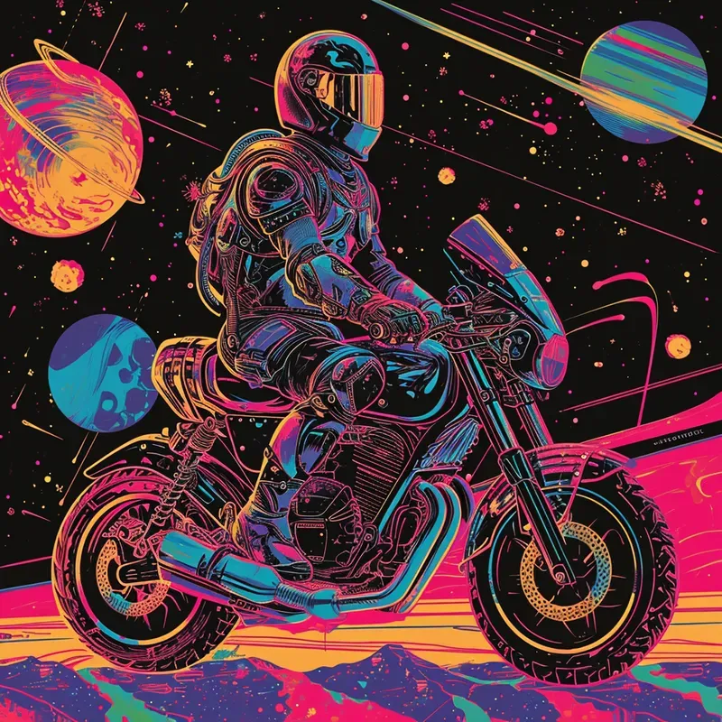 Holographic Neon Riosgraph Analog Prints Midjourney Prompt | PromptBase