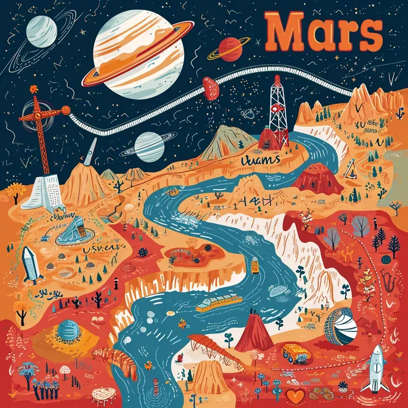 Fun Travel Maps With Text Titles Midjourney Prompt | PromptBase