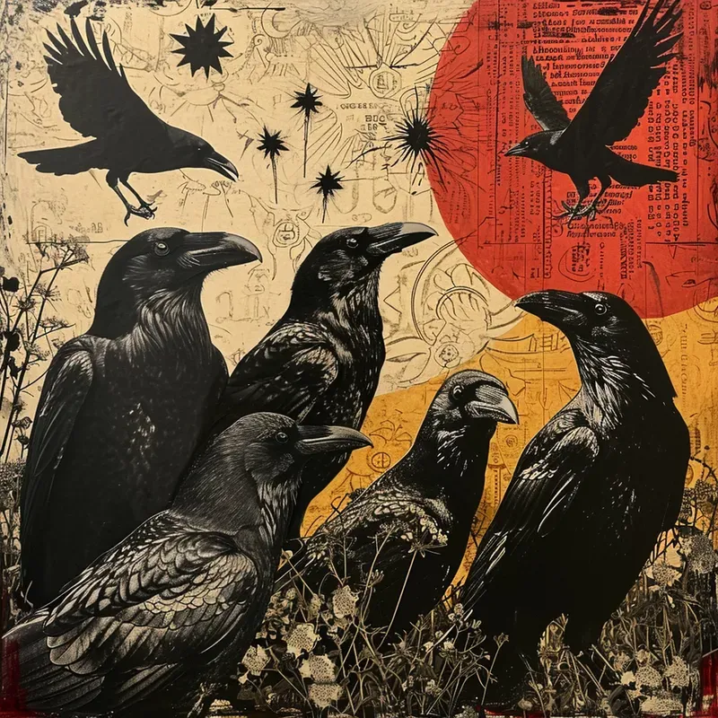 Occult Religious Iconography Collages Midjourney Prompt | PromptBase