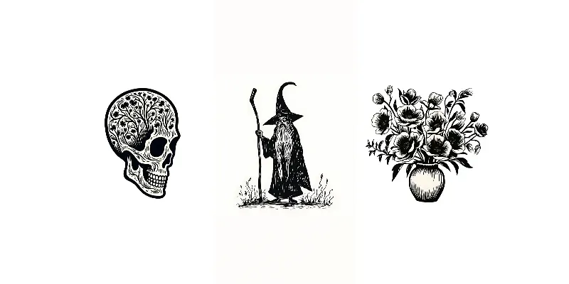 Tattoo Ink Vector Generator App | PromptBase