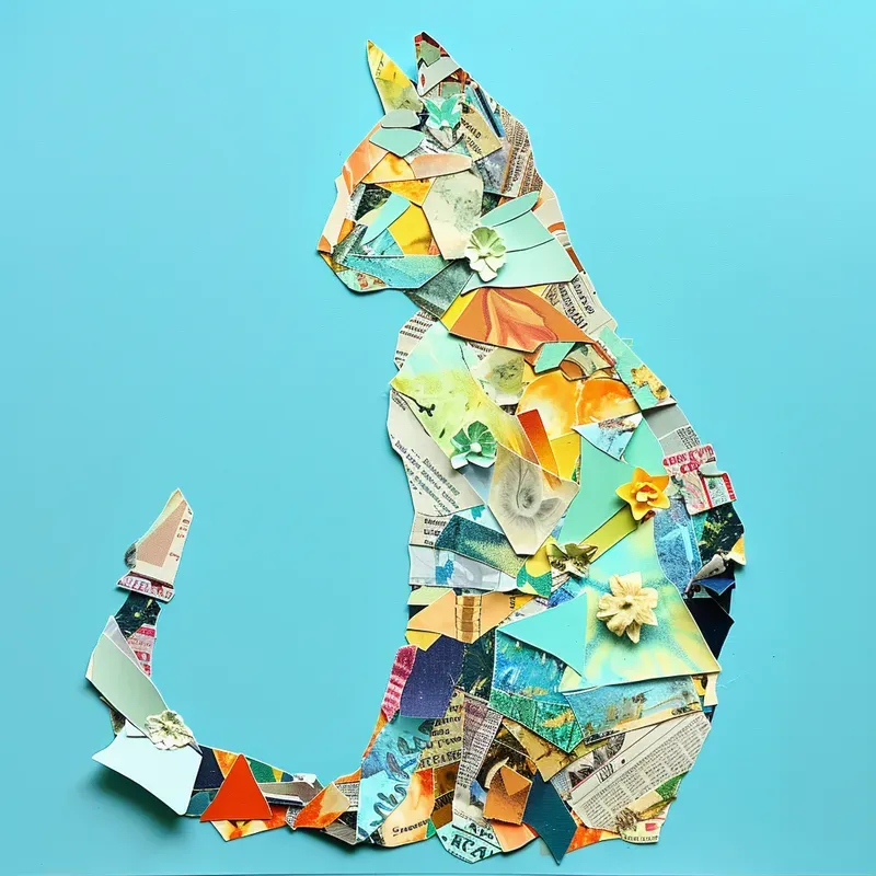 Newspaper Scrapbook Silhouette Collages Midjourney Prompt | PromptBase