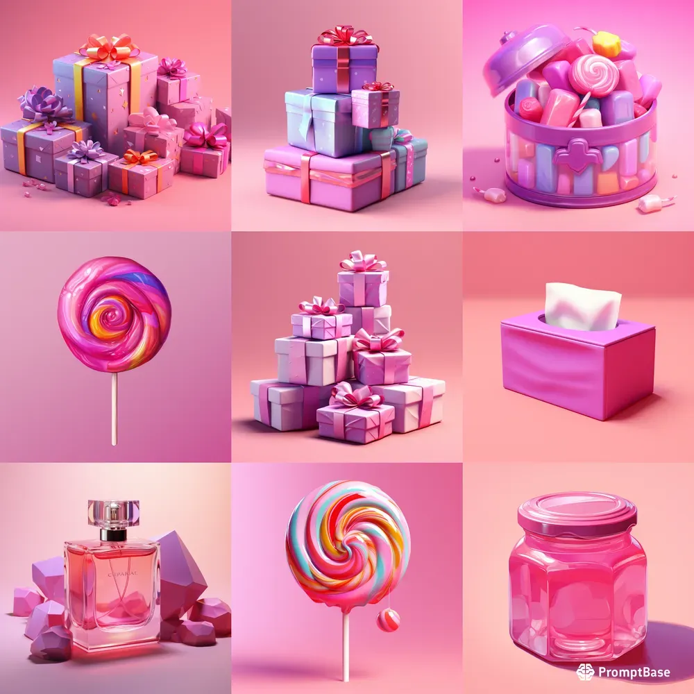 Candy Designs Midjourney Prompt | PromptBase