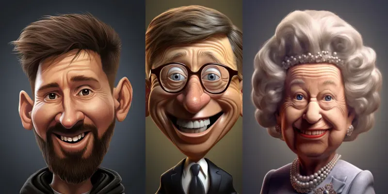 Mini Caricatures Midjourney Prompt | PromptBase