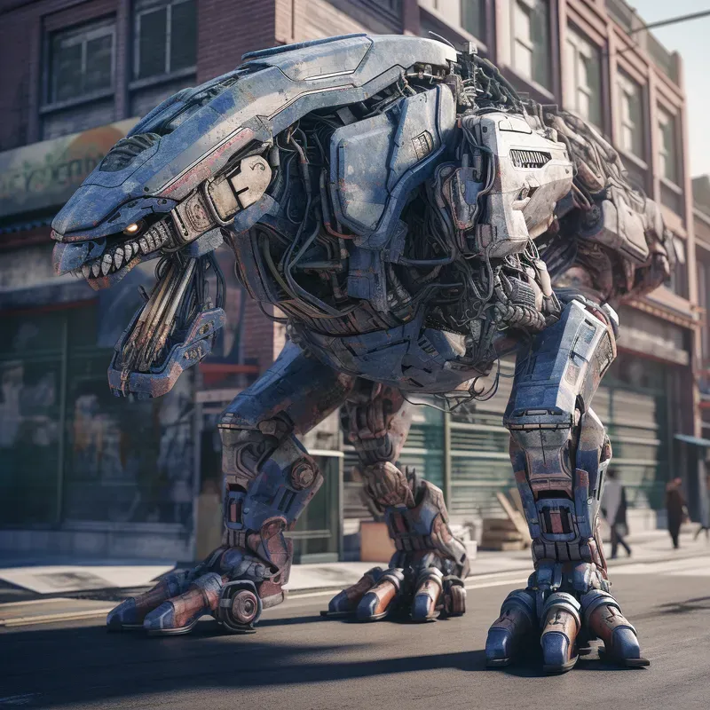 Colossus Monsters Attack Cities Midjourney Prompt | PromptBase