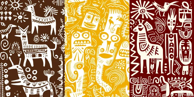 Afro Colombian Tribal Patterns Midjourney Prompt | PromptBase