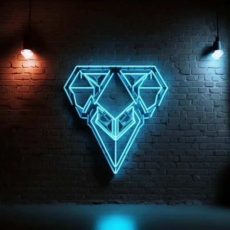 Neon Simple Designs Midjourney Prompt | PromptBase