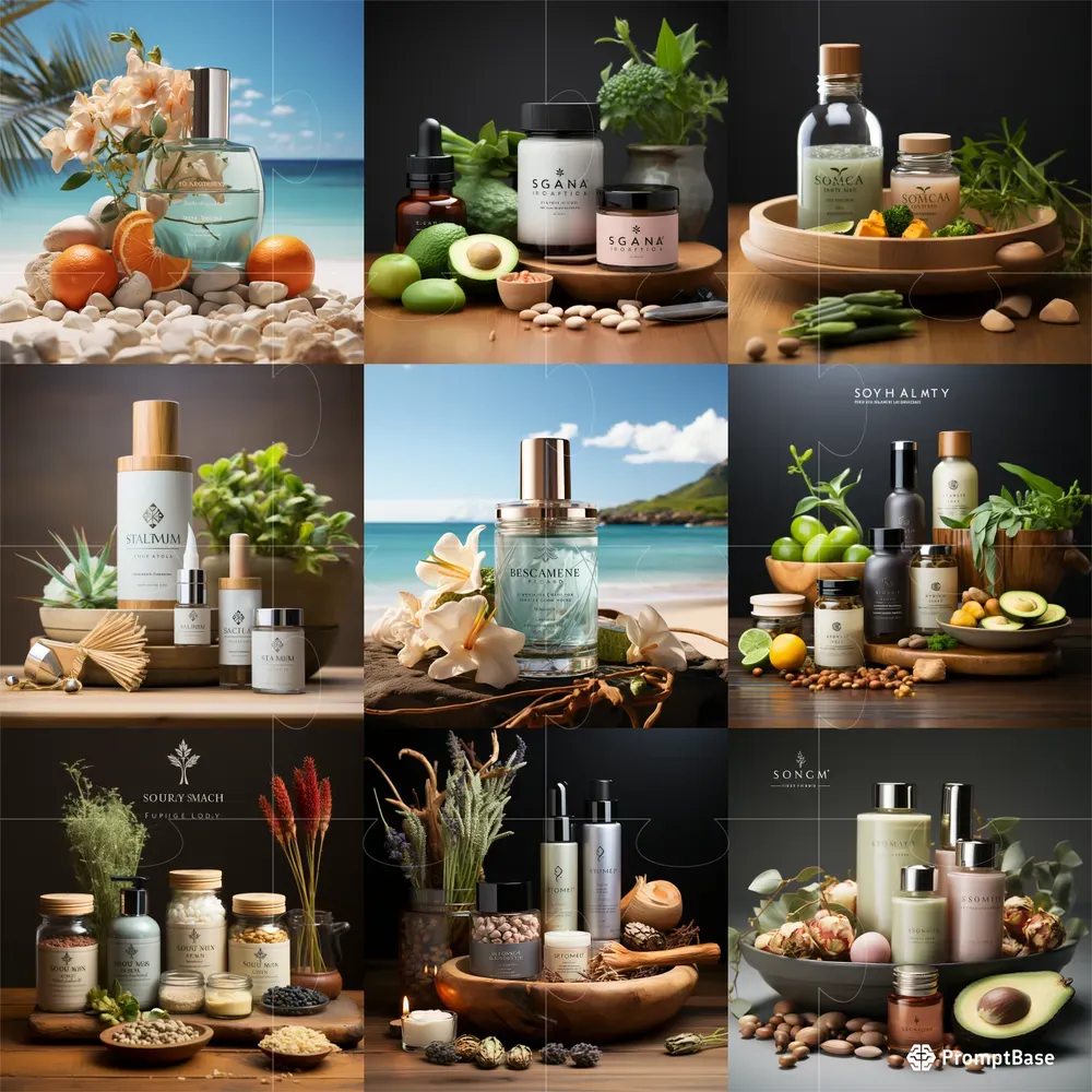 Ad Design Templates For Cosmetics Brands Midjourney Prompt | PromptBase